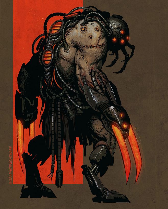 More cyborg monsters, Ben Garriga