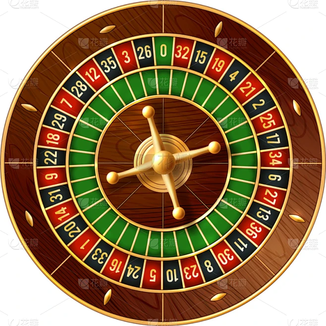 赌场,轮盘赌转轮,三维图形,团体性运动,分离着色,风险,红色,休闲素材-花瓣网