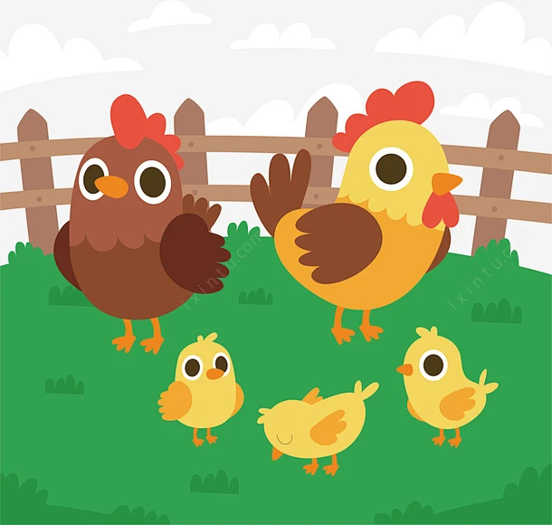 草地鸡PNG下载ai免抠素材_新图网 https://ixintu.com 草地 鸡 动物 卡通动物 小动物 可爱动物 动物插画-花瓣网