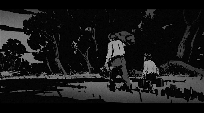 场景构图黑白构成画面构成黑白稿来自cgbook.cn (683)-花瓣网