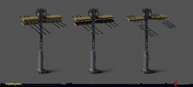 Cyberpunk 2077 | Docks wit Ebunike | Street assets-花瓣网