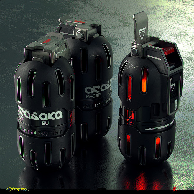 5_Grenades Original Concepts - Cyberpunk 2077, Filippo Ubertino_06