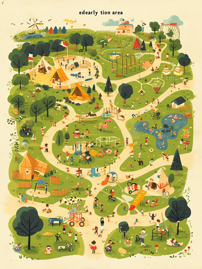 mantou0539_A_simple_yet_colorful_map_of_the_early_education_are ...