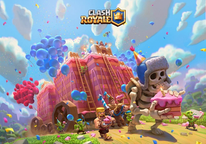 Clash Royale - Birthday, Royal Delivery and Battle Healer-花瓣网
