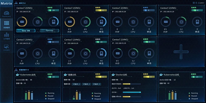 matrix系统界面设计UI-花瓣网