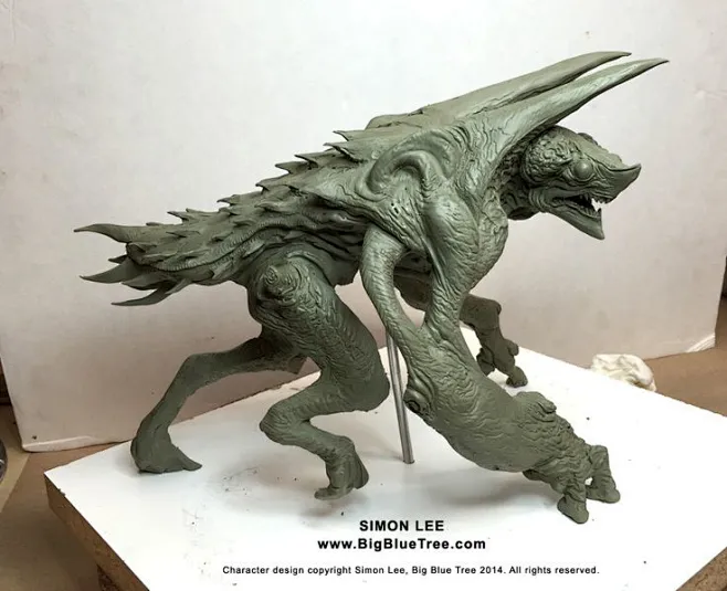 Simon Lee Spiderzero Sculptor Pacific Rim Kaiju Creature Designer ...