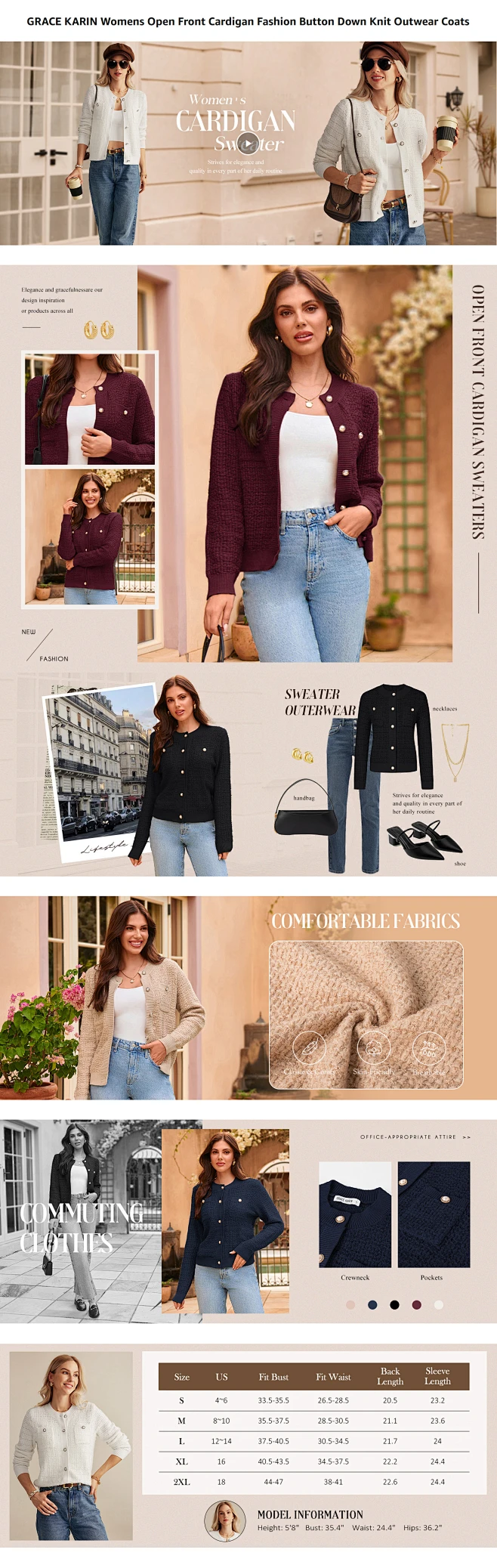 GRACE-KARIN-Womens-Open-Front-Button-Down-Long-Sleeve-花瓣网