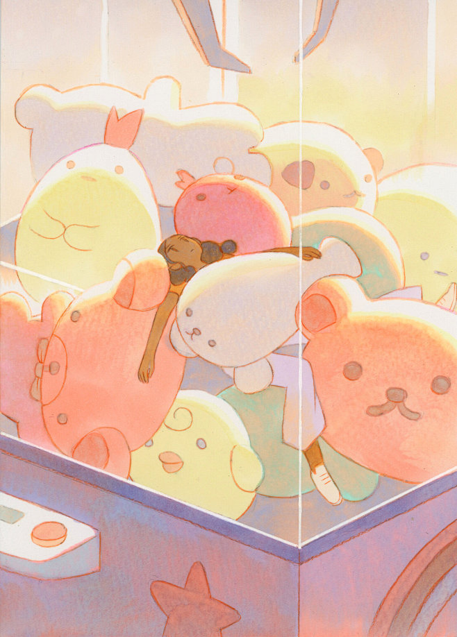 来自美国插画师 Jenny Yu 一组插画艺术 twi：yeuujjn