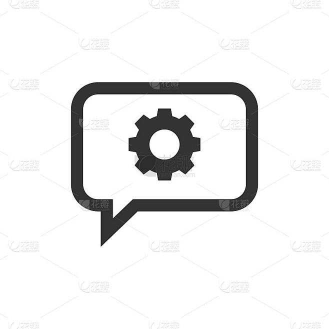 Customer support icon graphic design template vect