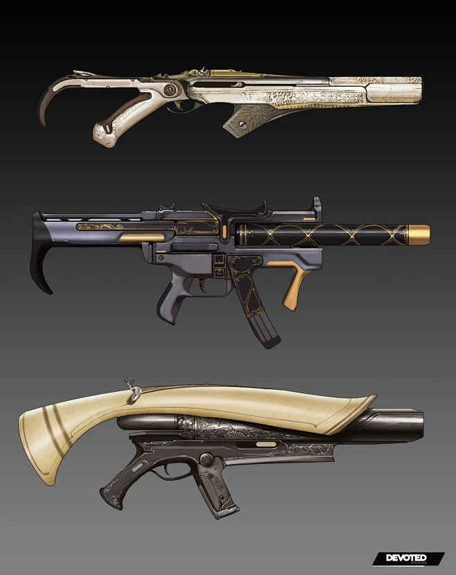 Weapon Concepts-花瓣网