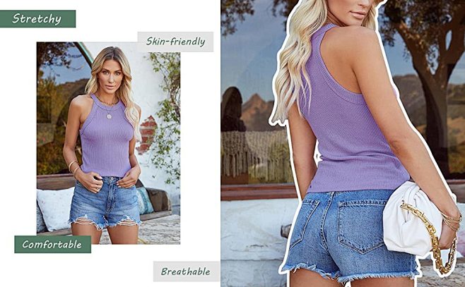 sleeveless tank tops for women