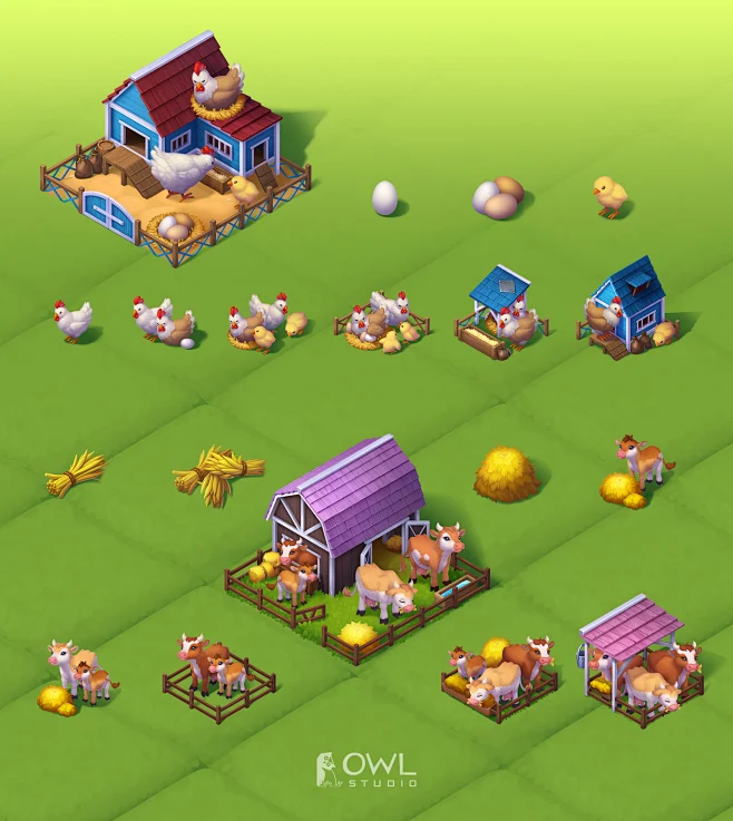 Merge Game - Objects & Props - Part 1-花瓣网