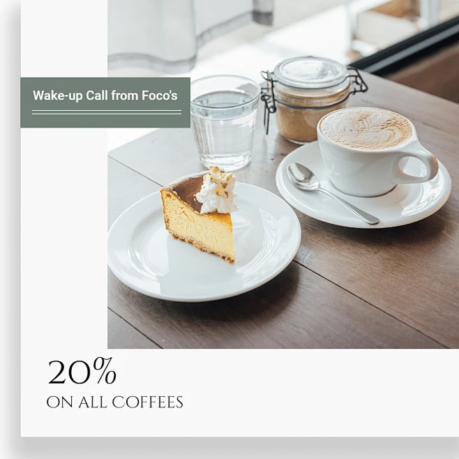 Fresh Style Coffee Shop Discount Ecommerce Product Image素材-花瓣网