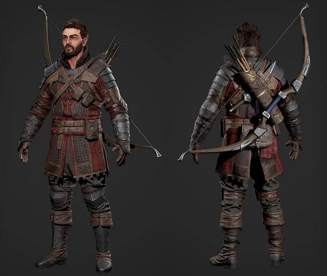 Hunter In-game Model-花瓣网