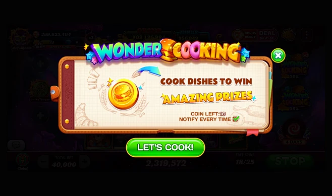 casino cooking Slots UI/UX-花瓣网