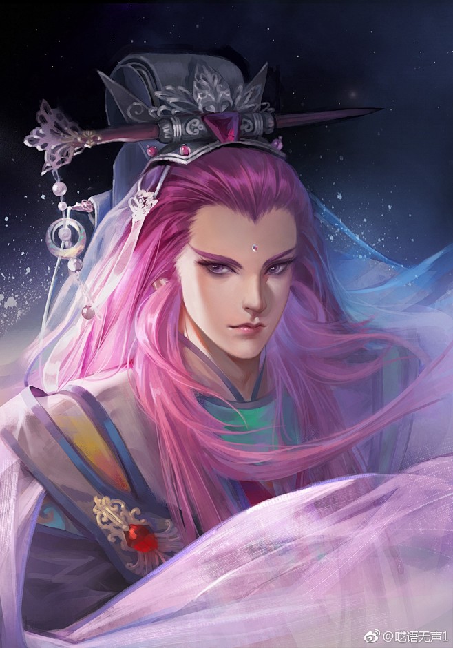 中国风男性角色原画中国风写实角色原画来自cgbook.cn (609)