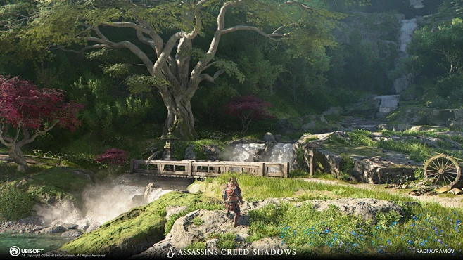 Assassin`s Creed Shadows - (5/5) Wakasa - Onyu Pass - Waterfalls-花瓣网