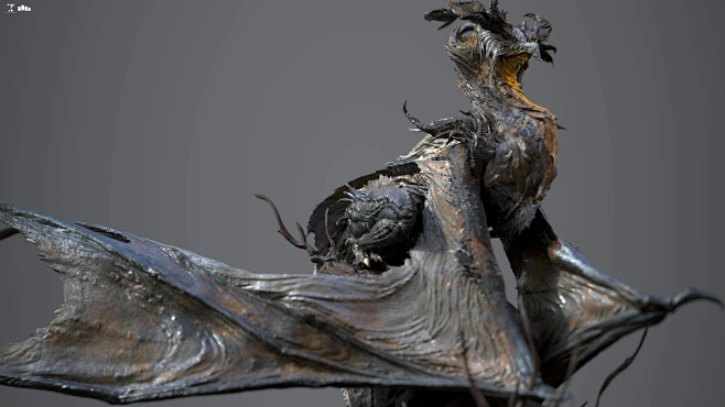 《天门集》其一 棘 FIN, CHI CHENG图片_怪异怪兽雕刻图片素材-花瓣网