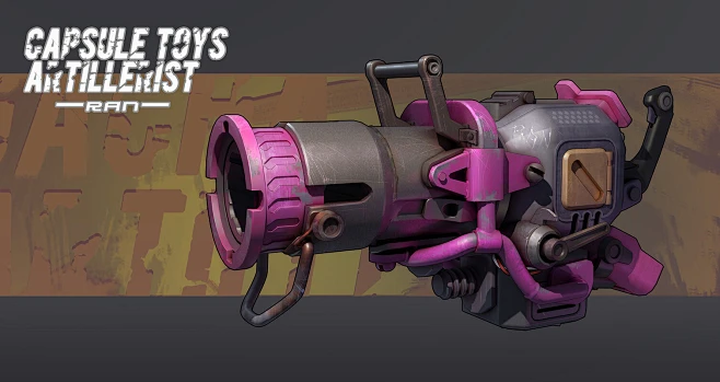 Capsule Toys Artillerist, Darryl He : This character was inspired by ...