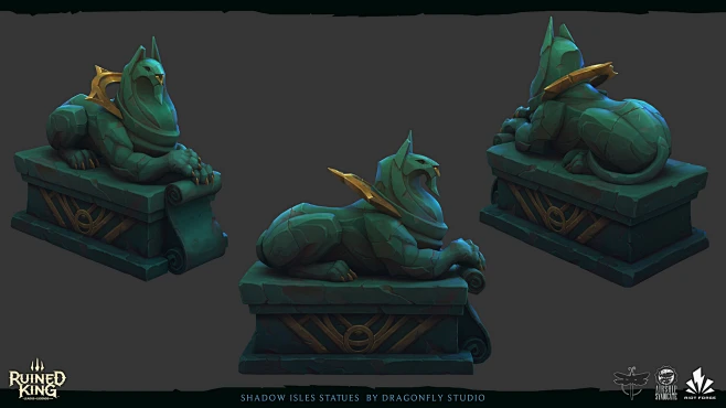 Ruined King - Shadow Isles props-花瓣网