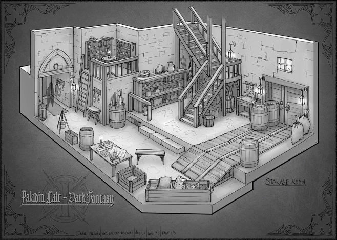 Feng Zhu Design Old School RPG Room-2