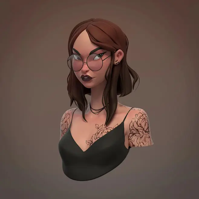 看图提高审美！~众神仙ZBrush笔下的美型角色大赏！-CG角色-微元素 - Element3ds.com!-花瓣网