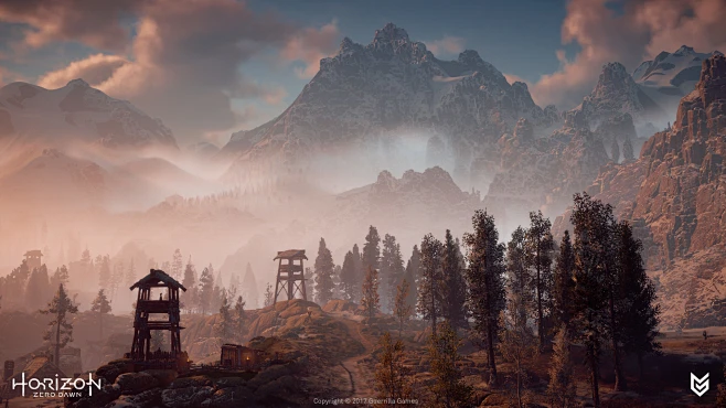 Horizon Zero Dawn - Mountain Landscapes, Lucas Bolt : These shots show ...