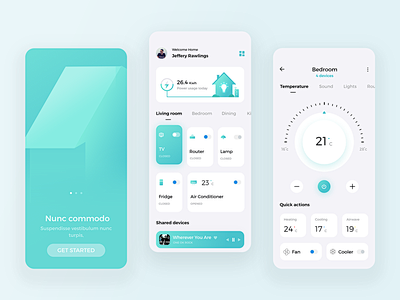 blip - smart home app concept design uiux ux ui smart home app smart ...