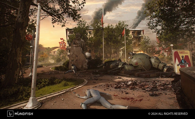 Atomic Heart DLC 3 - Environment concepts-花瓣网