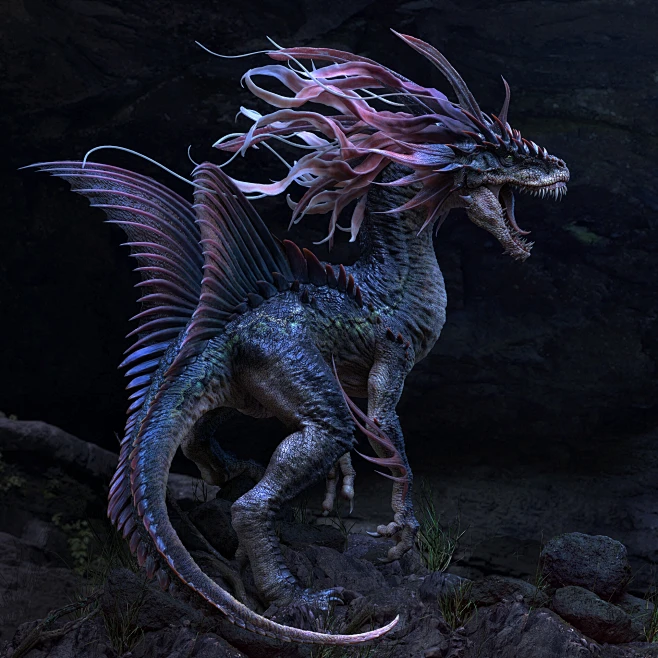 Fantasy creature-花瓣网