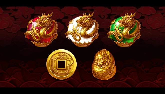 2D slot Game Art design Graphic Designer artwork-花瓣网