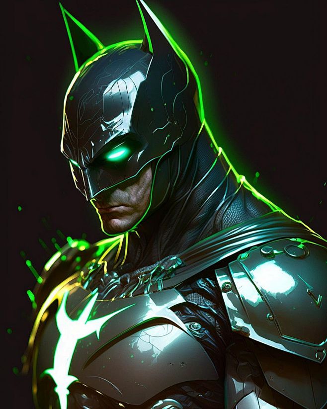 Instagram 用户 Chuchy : "Cryptonite Batman #midjourney #midjourneyart # ...