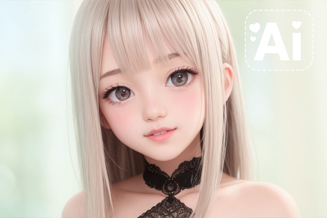 #AIart Cute teen portraits - Little Charmers的插画