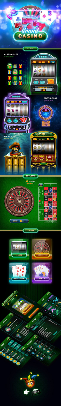 GUI-界面-slots-花瓣网|陪你做生活的设计师