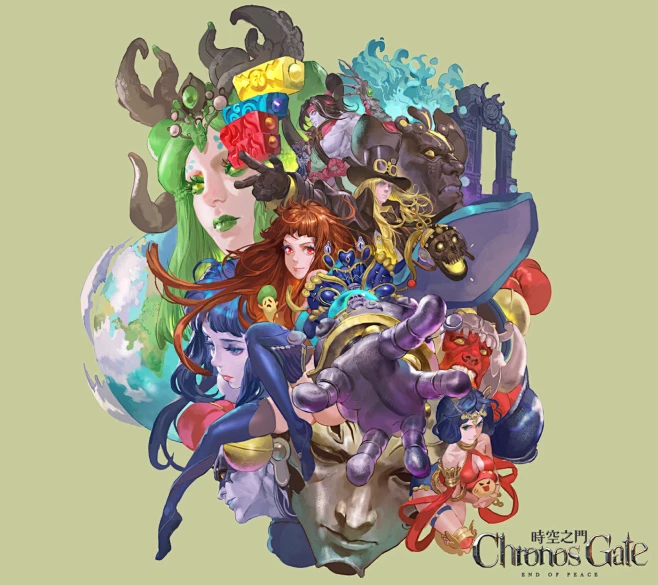 Chronos Gate Character Arts Collection, MICHAEL CHANG : Chronos Gate Character Arts Collection-花瓣网