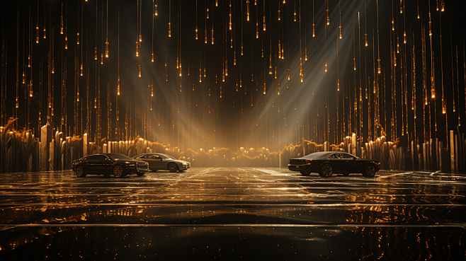 cyrd_01_Oscar_awards_venue_gorgeous_big_stage_empty_venue_a_car ...