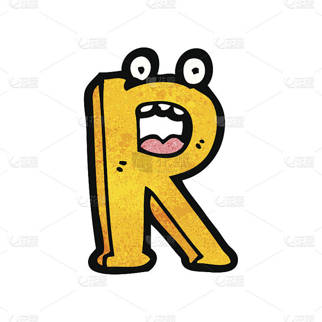 卡通字母r