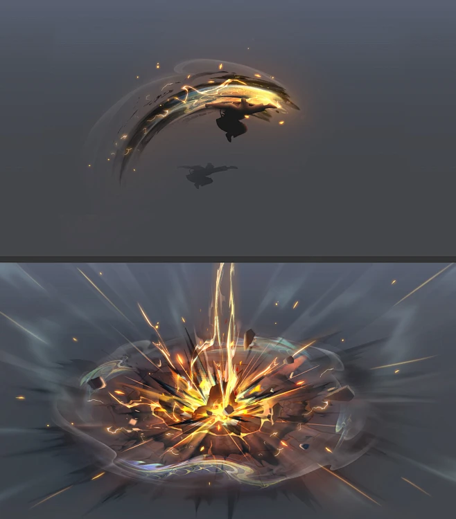 特效设计稿练习-游戏特效原创作品-Magesbox-花瓣网