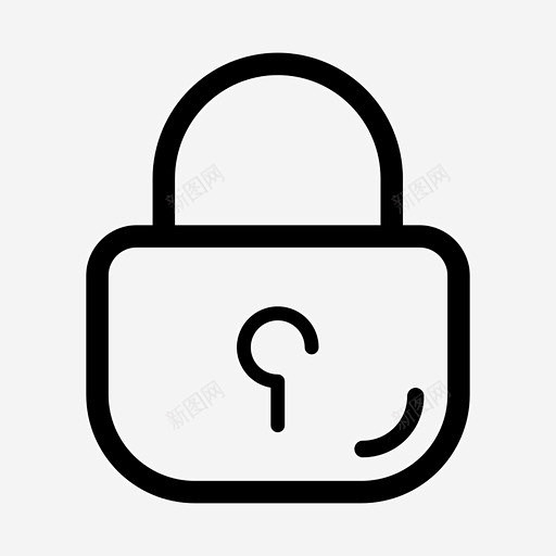 挂锁安全密封图标 障碍 icon 标识 标志 UI图标 设计图片 免费下载 页面网页 平面电商 创意素材