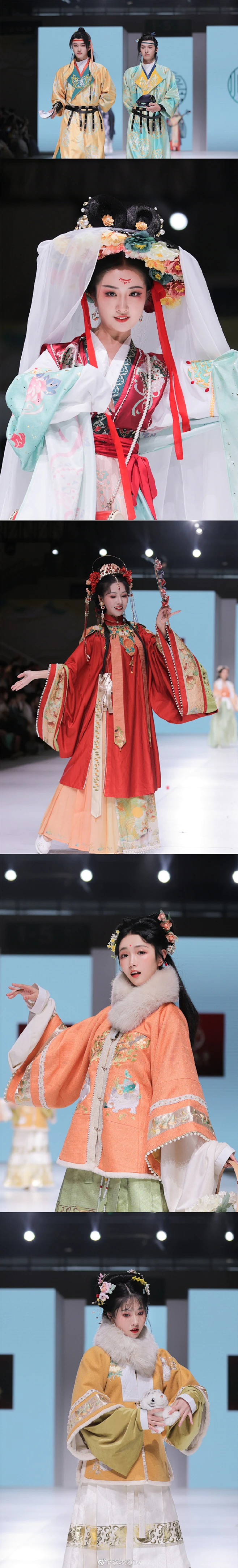 #华裳九州##华裳秀典# 原晚上走秀那场的返图，也就是上了热搜的那场的返图 下午场part1：O李沐鸿Civ 下午场part2：O李沐鸿Civ ...