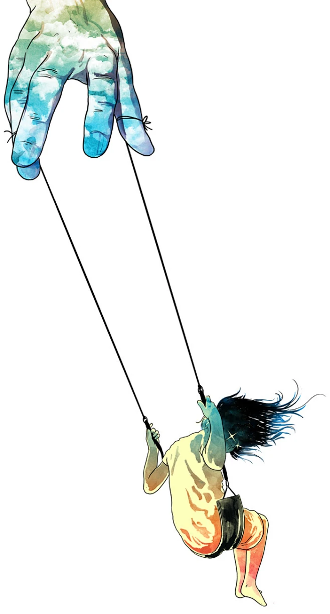 Swing me higher by mathiole插画-花瓣网