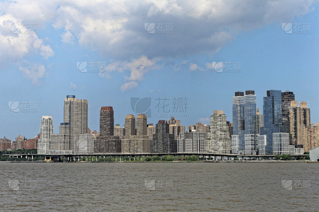 都市风景,曼哈顿,水,新的,美国中大西洋地区,水平画幅,曼哈顿金融区,夜晚,无人,海港