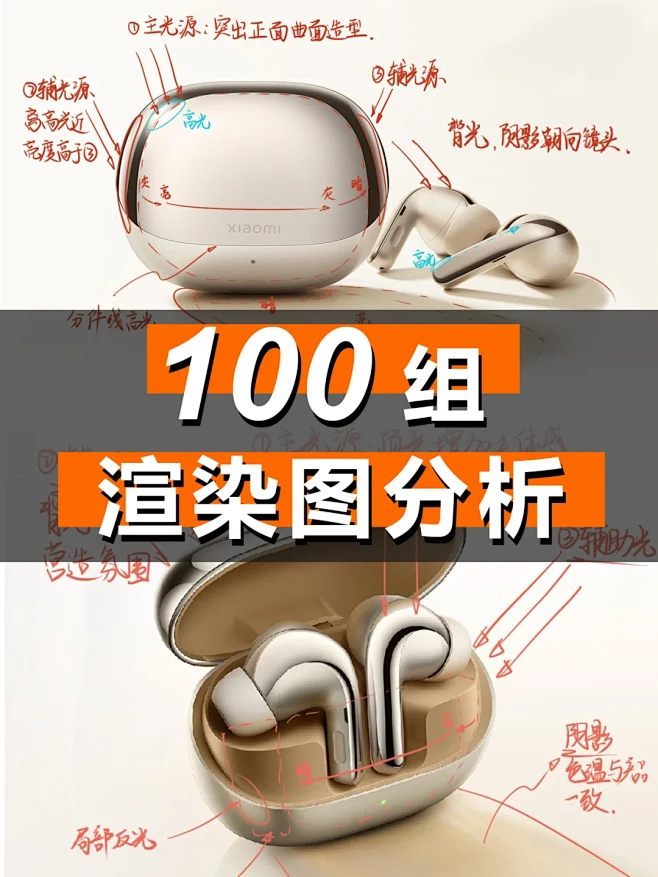 Keyshot/C4D曲面造型的产品渲染分析NO.23 - 小红书-花瓣网