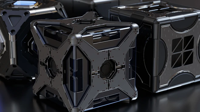 Sci-Fi Cube Generator HDA-花瓣网