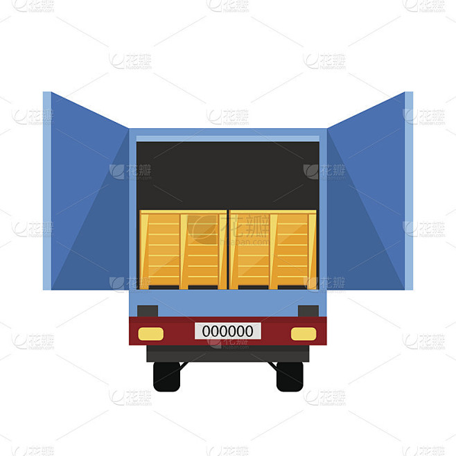 集装箱卡车图标