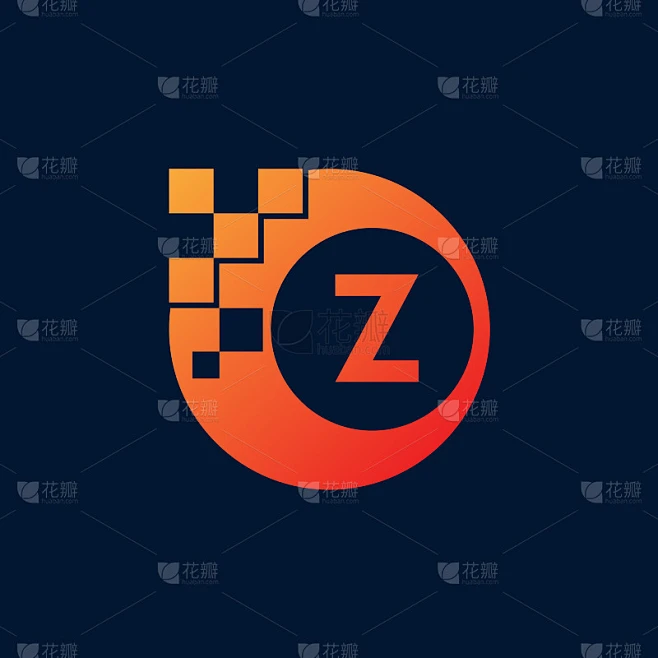 数字首字母Z图标设计素材-花瓣网