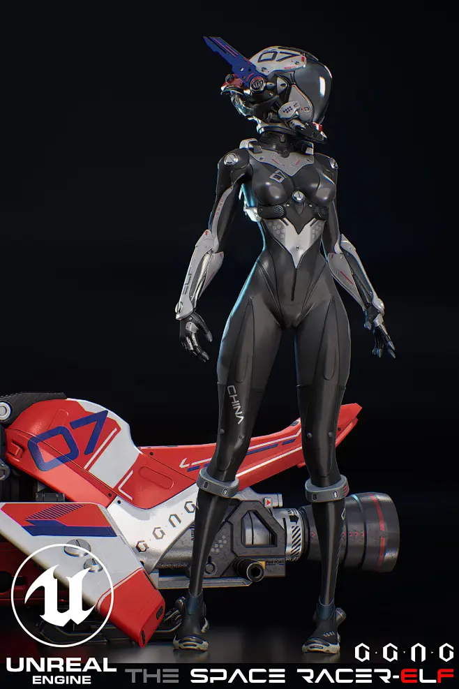 宇宙骑士-ELF/The Space Racer-ELF-花瓣网
