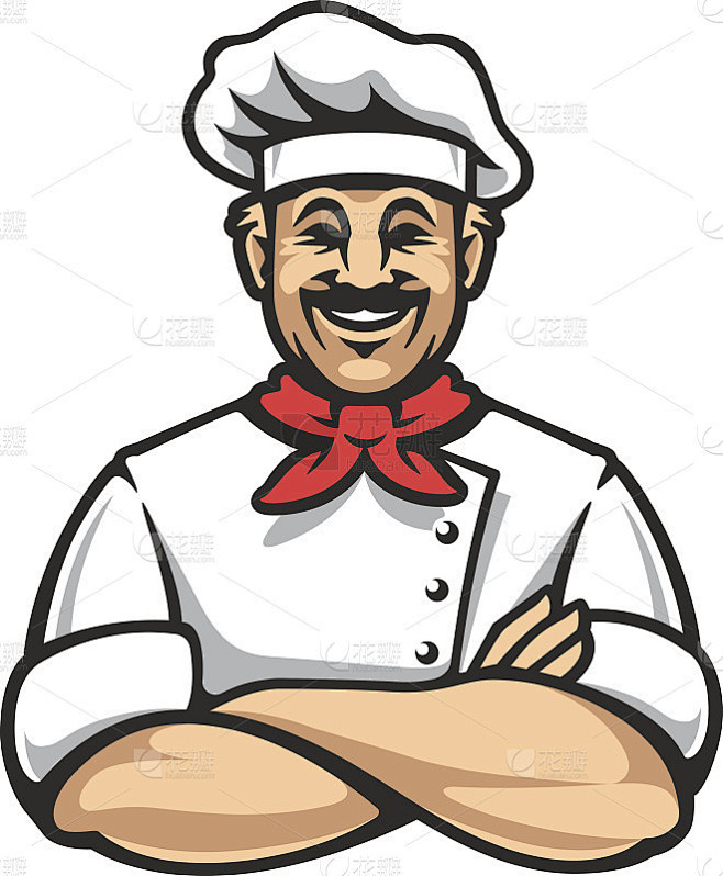 Happy Chef Vector Icon