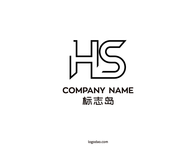 2020年HS字母LOGO设计欣赏