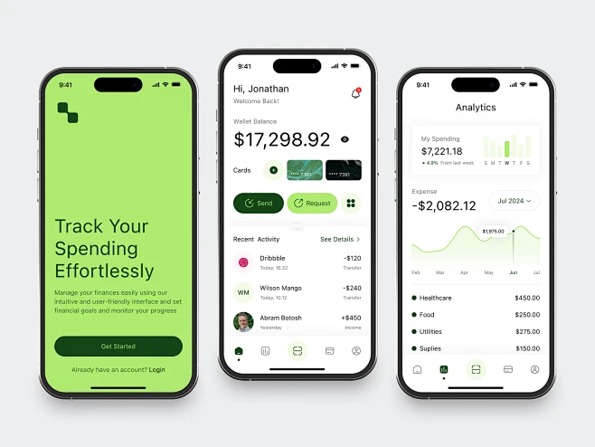Personal Finance iOS App-花瓣网